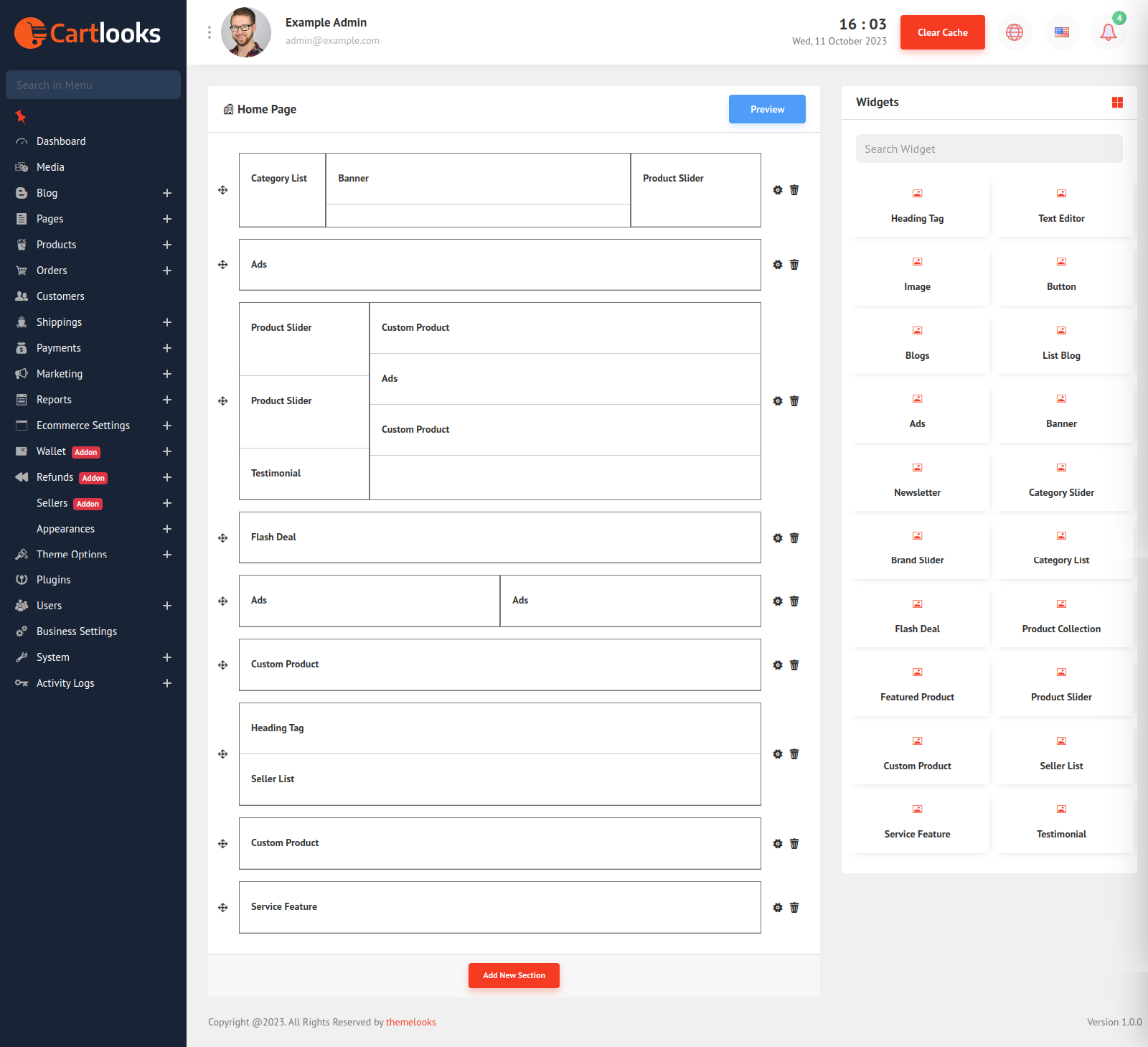 Cartlooks Laravel And Vuejs Powered Multivendor Ecommerce Cms With Pwa